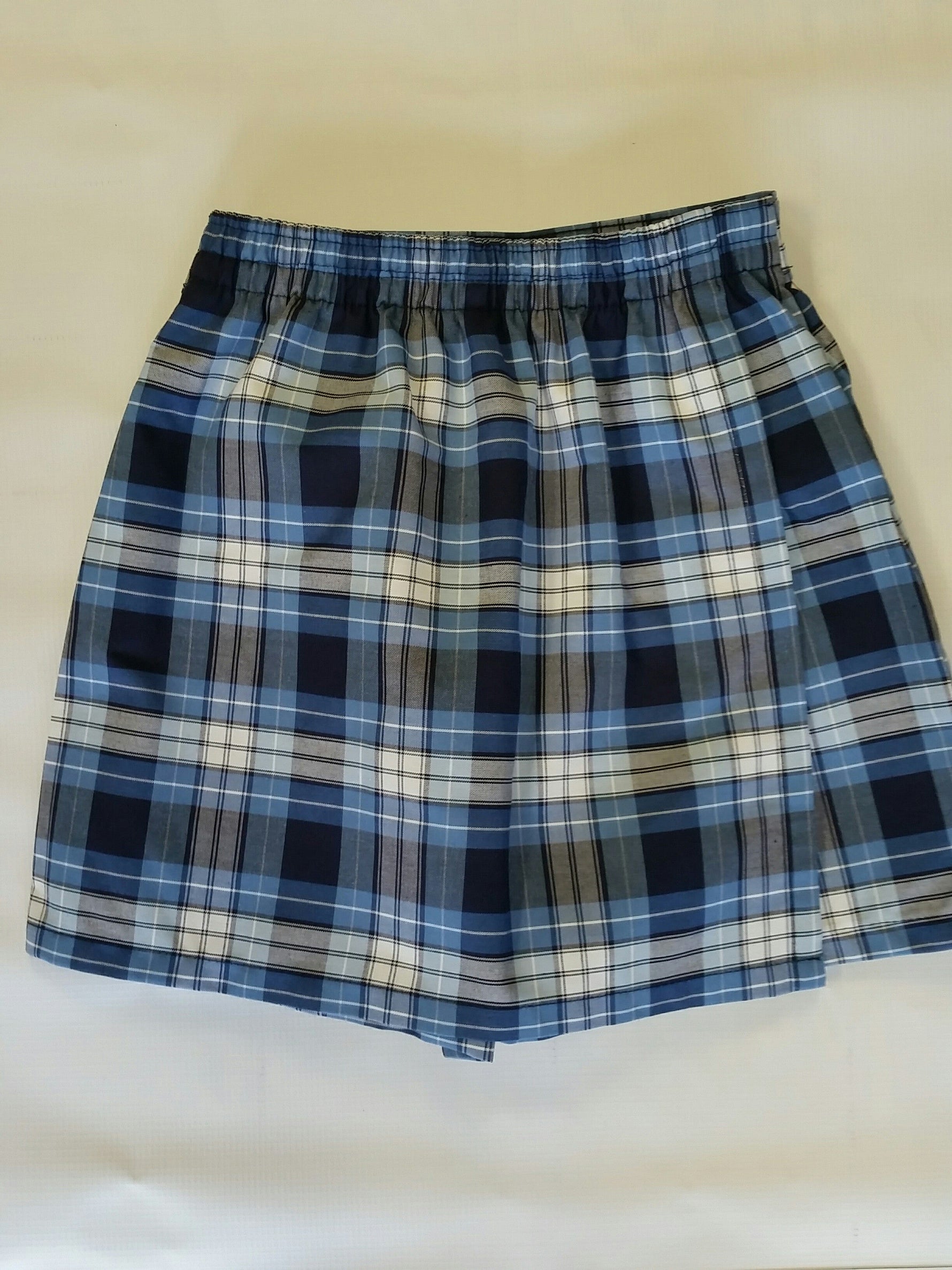EW Button Front Skort Plaid 76 (discontinuing) – Uniformity Lafayette
