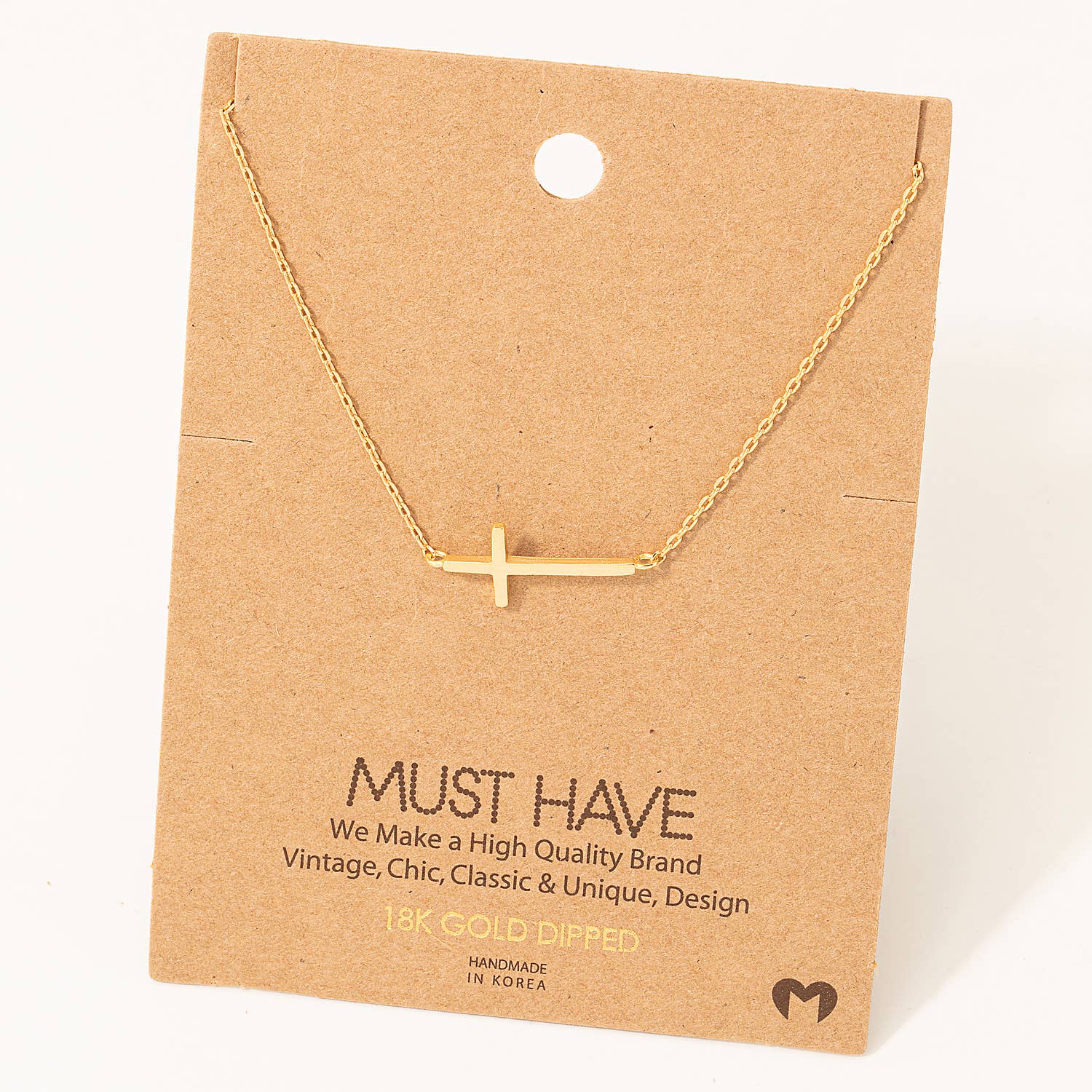Side Cross Pendant Necklace – Uniformity Lafayette