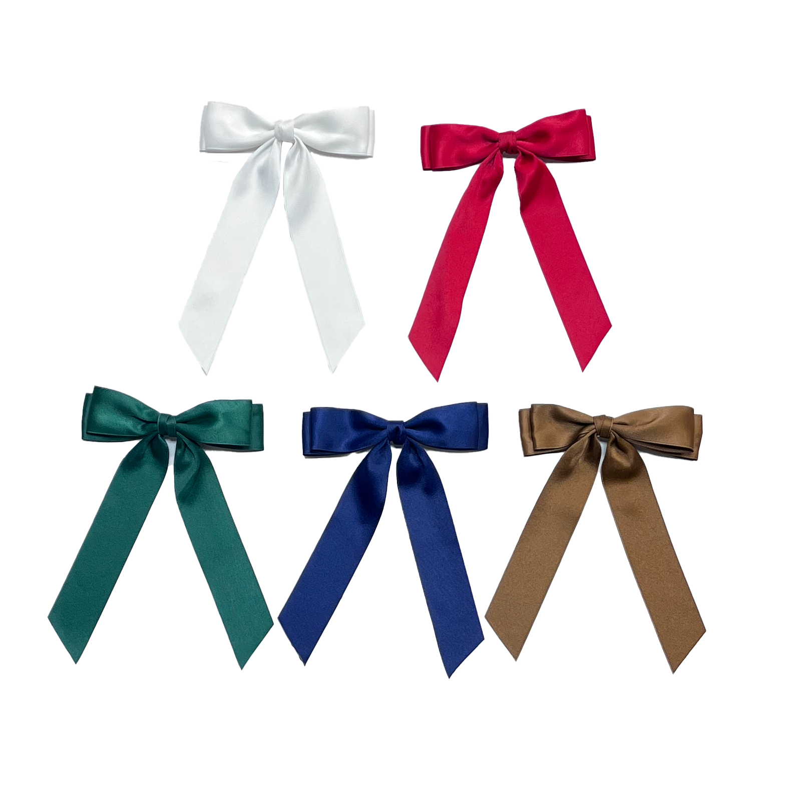 Long Tail Double Satin Bows – Uniformity Lafayette