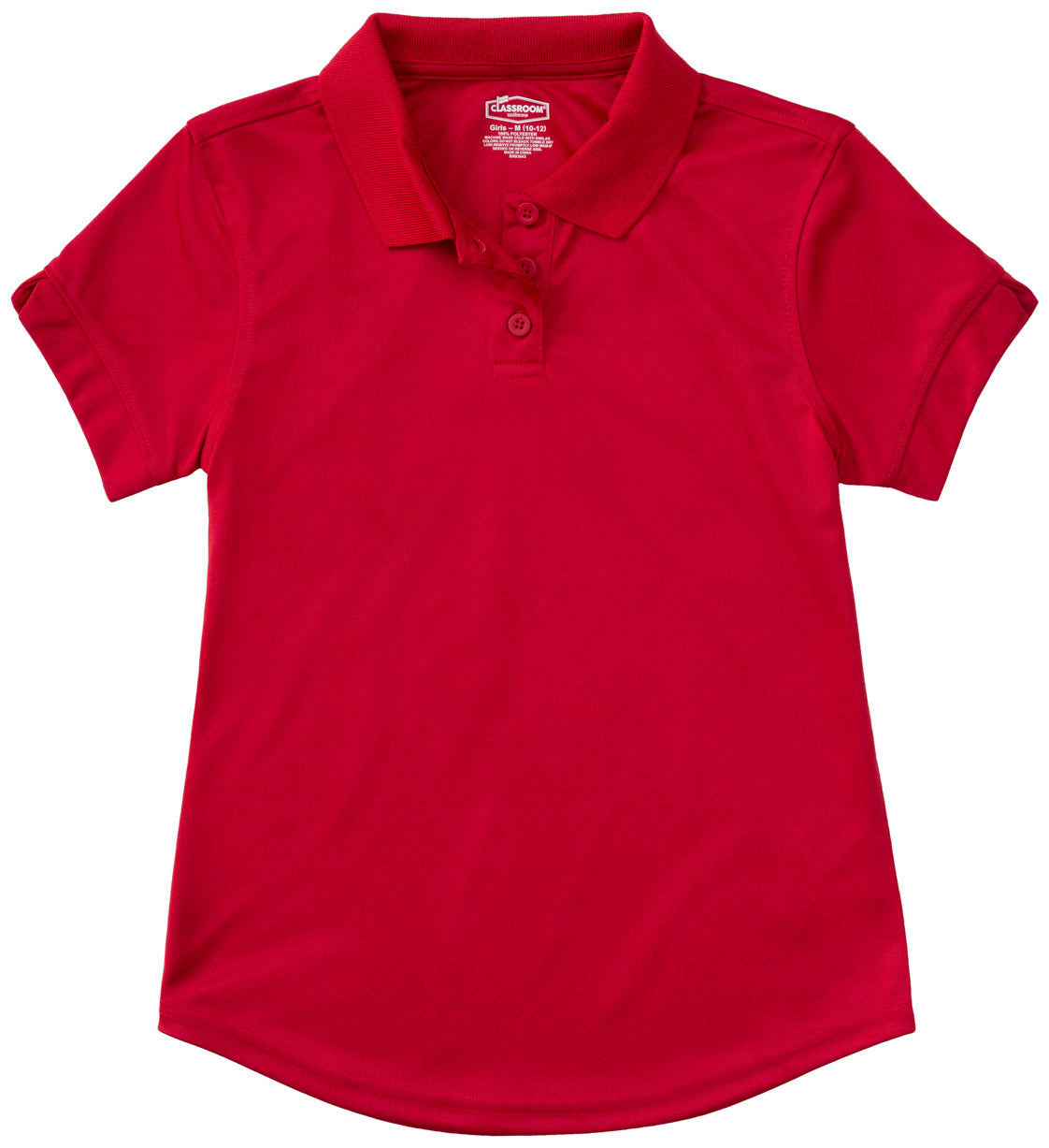 CR Fem Fit DryFit Polo Red – Uniformity Lafayette